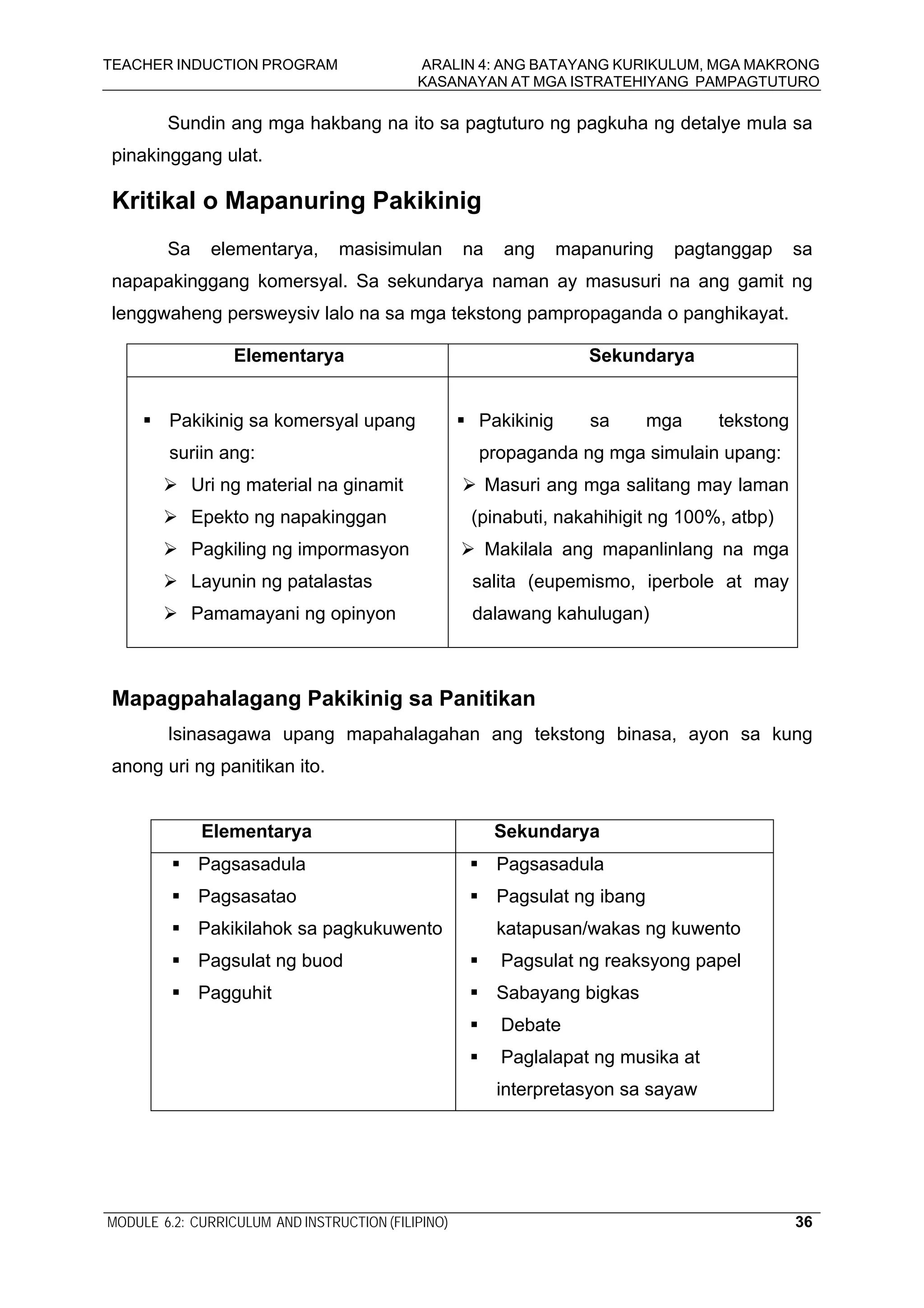 Module 6.2 filipino | PDF