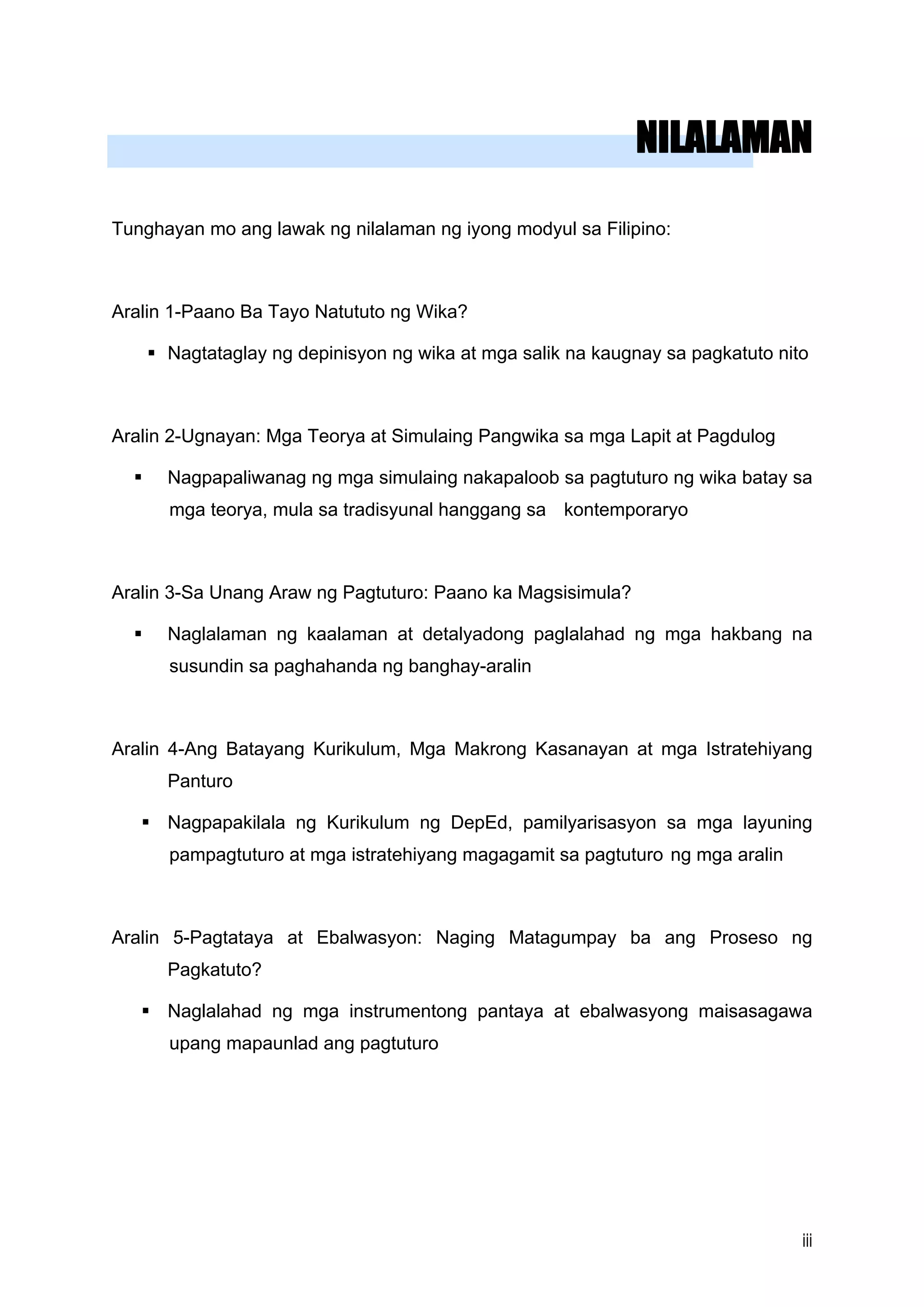 Module 6.2 filipino | PDF