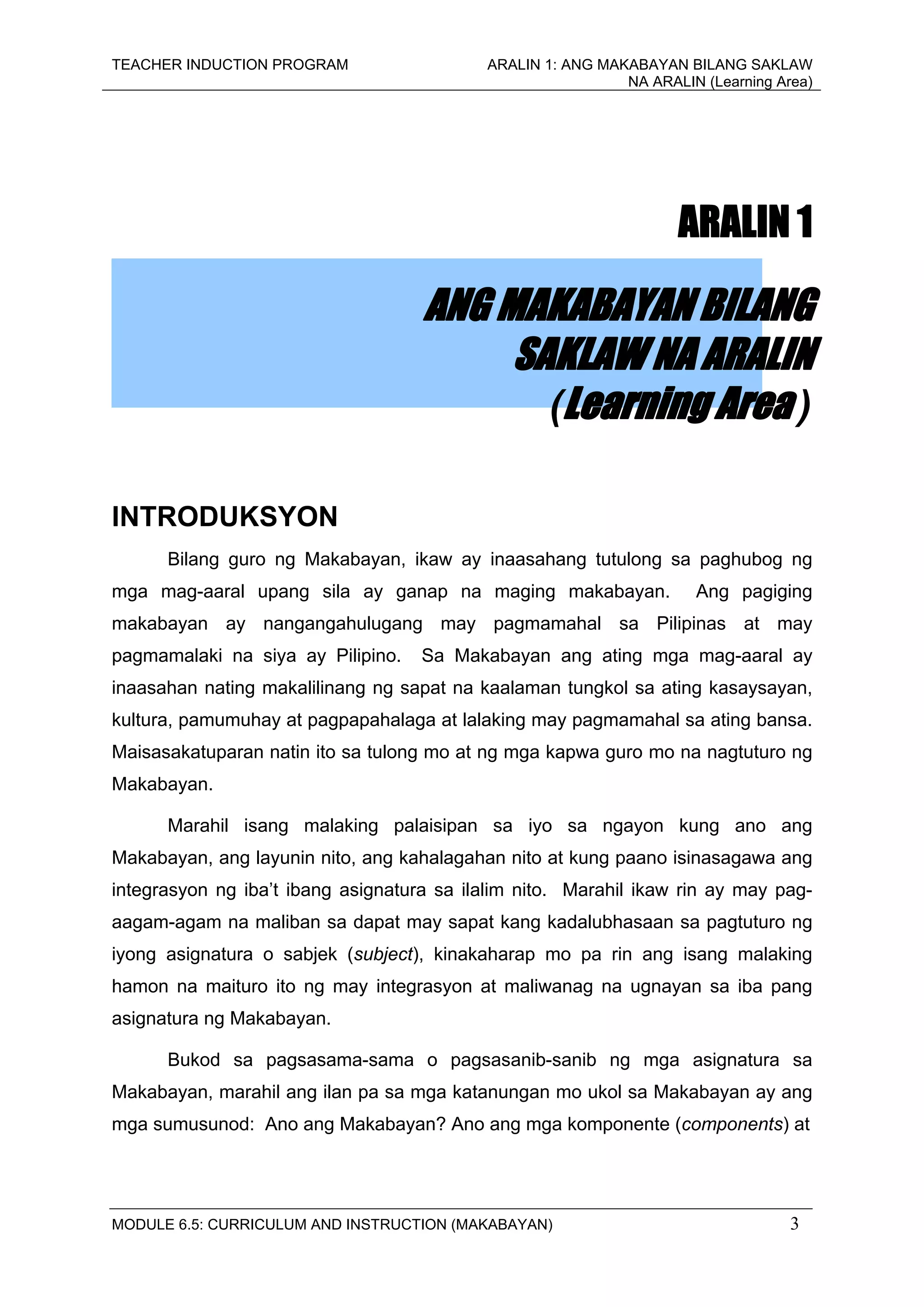 Module 6.5 makabayan | PDF