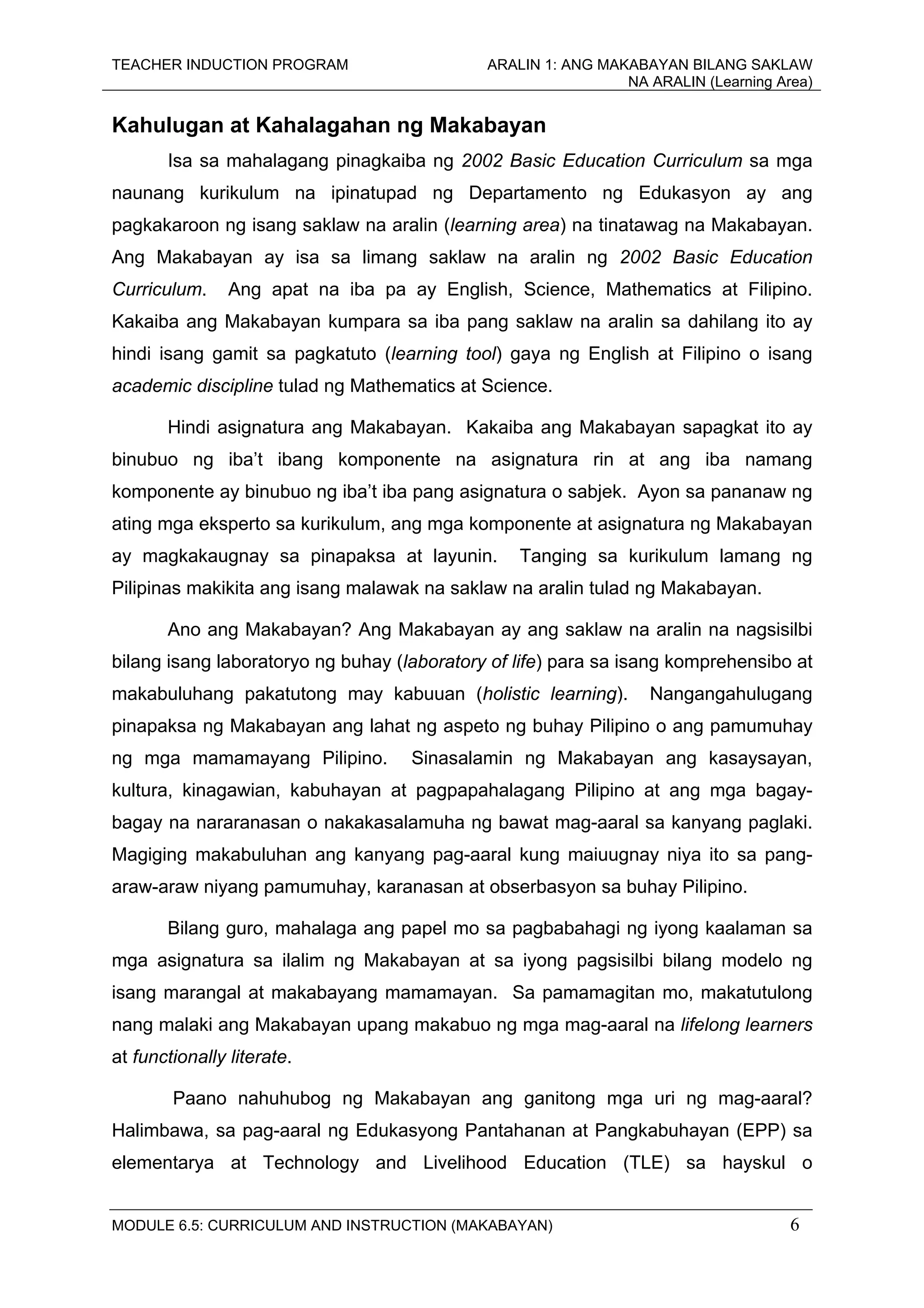 Module 6.5 makabayan | PDF