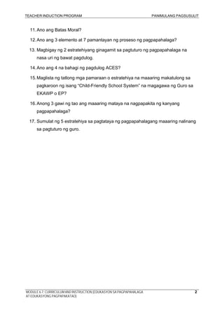 Module 6.7 edukasyon sa pagpapahalaga at pagpapakatao | PDF