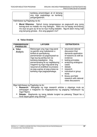 Module 6.7 edukasyon sa pagpapahalaga at pagpapakatao | PDF