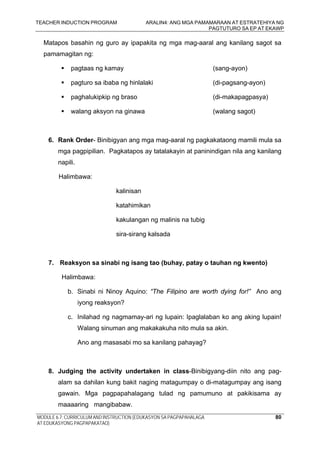 Module 6.7 edukasyon sa pagpapahalaga at pagpapakatao | PDF