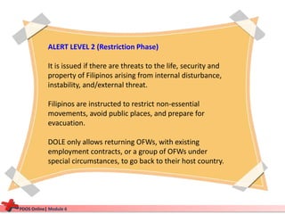 PDOS ONLINE | MODULE 6 | HEALTH, SAFETY AWARENESS, & CRISIS ...