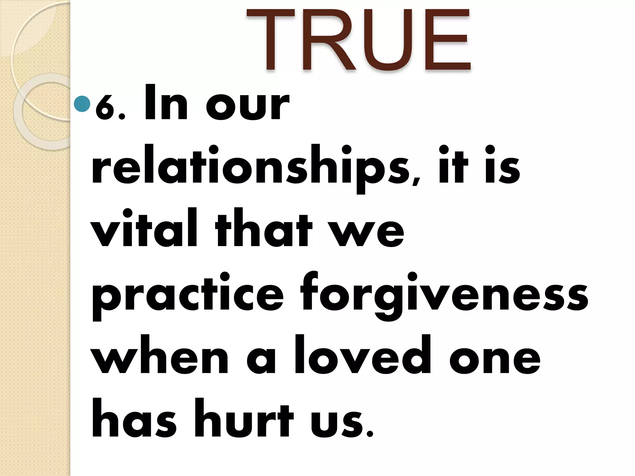 RELATIONSHIPS Module 6 | PPTX
