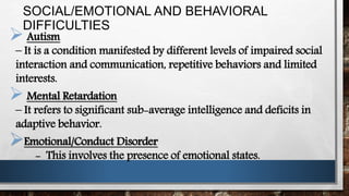 Module 6 Learners with exceptionalities | PPTX