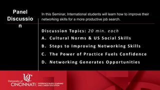 Seminar #6 professional networking strategies for intl students | PPT