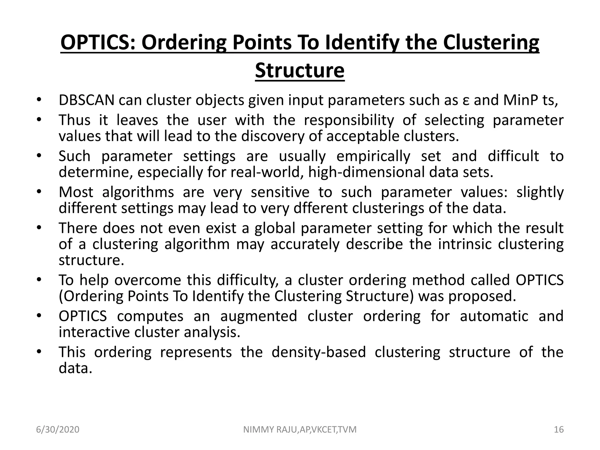 CS 402 DATAMINING AND WAREHOUSING -MODULE 6 | PPTX