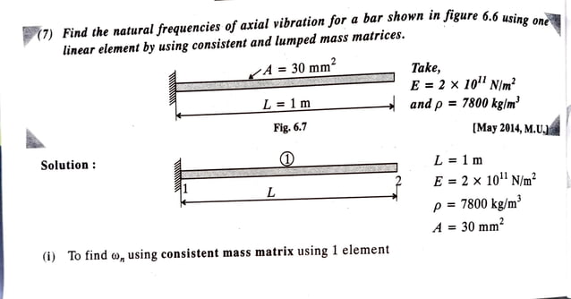 Module 6 1 Lumped And Consistent Mass Pdf