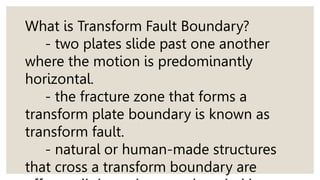 transformfaultboundary.pptx | Geography | Science