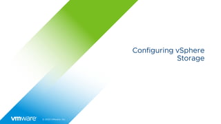 Configuring vSphere Storage Vmware 8.000