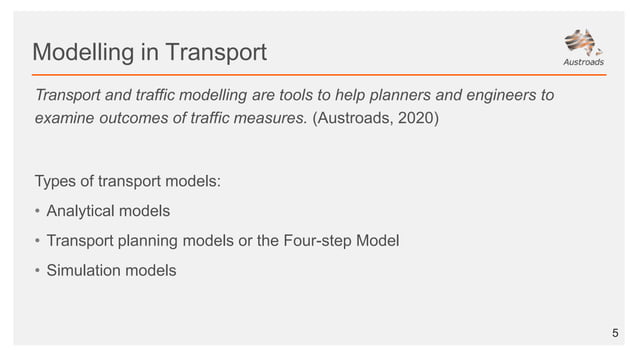 Traffic Modelling & The Importance of modelling.pptx