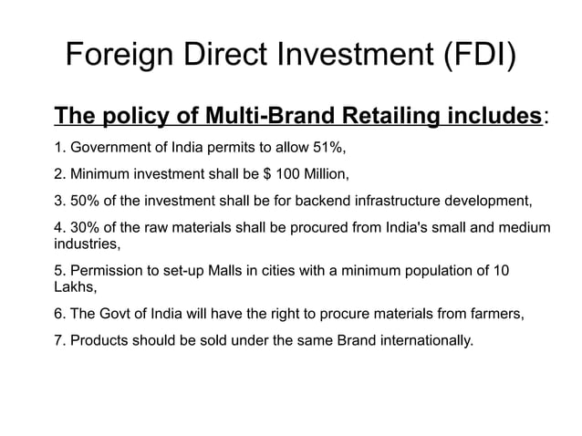 Module 6 5 fdi | PPT