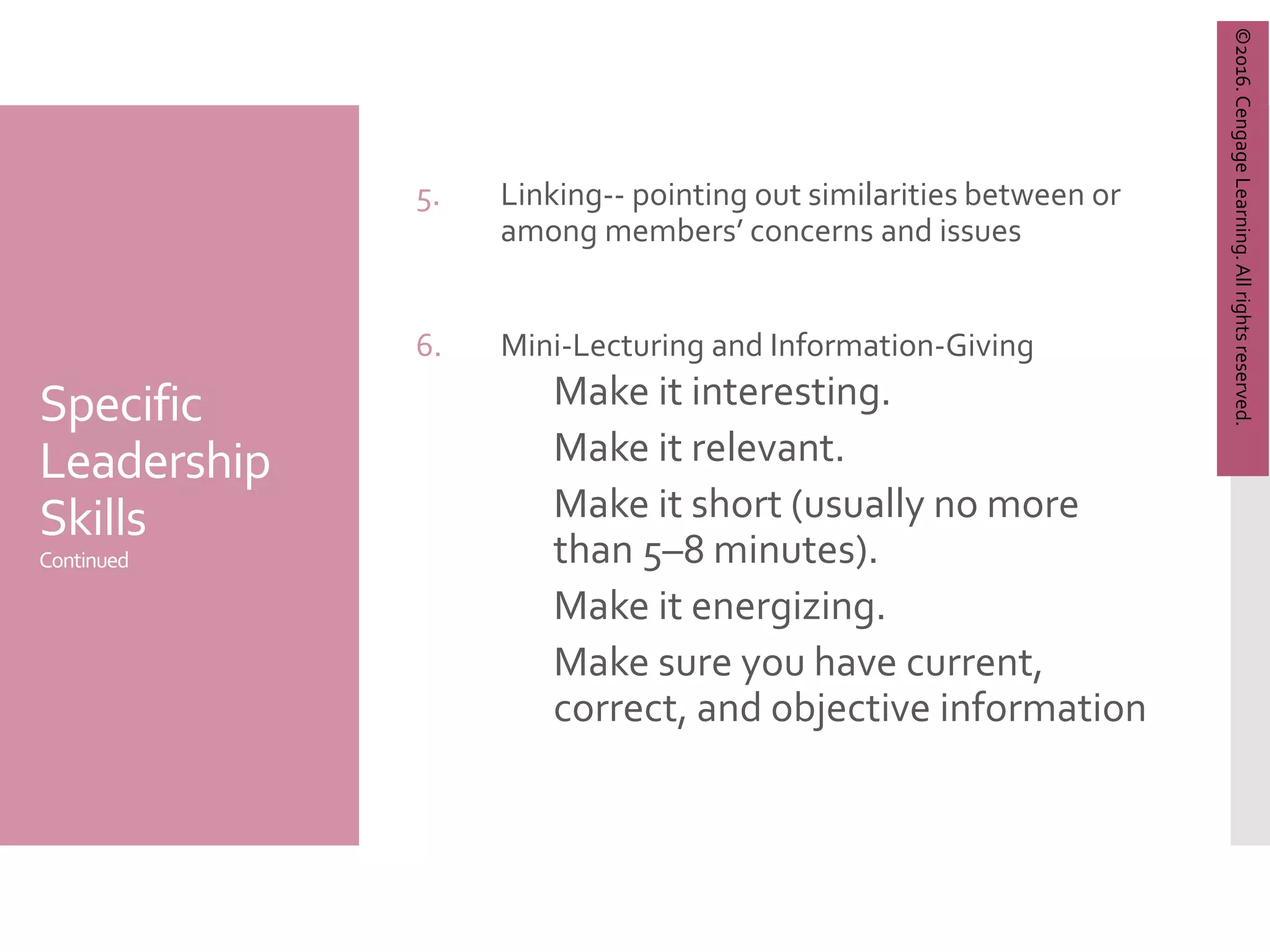 Module 6 basic skills for group leaders | PPTX