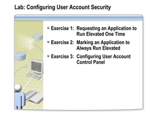 Module 6 configuring user account security | PPT
