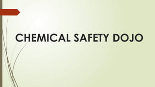 Module safety 6-DOJO for employees orientation | PPTX