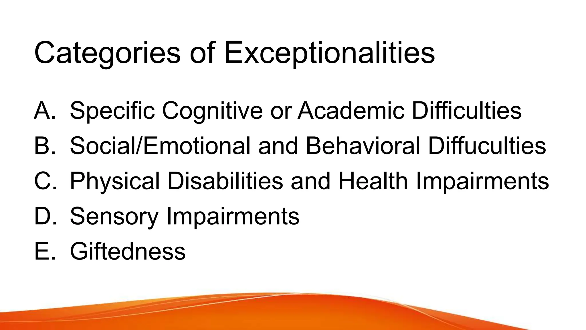 Module 6 - Learners with Exeptionalities | PPTX
