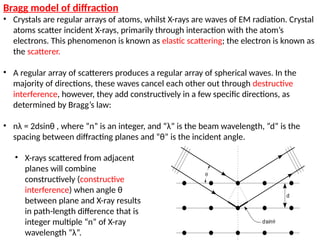 Spectroscopic and diffraction techniques | PPTX