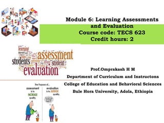 Module 6-L A & E, Weekend.pptx | Standardized Testing | Educational ...