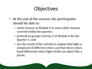 Module 6 light | PPTX