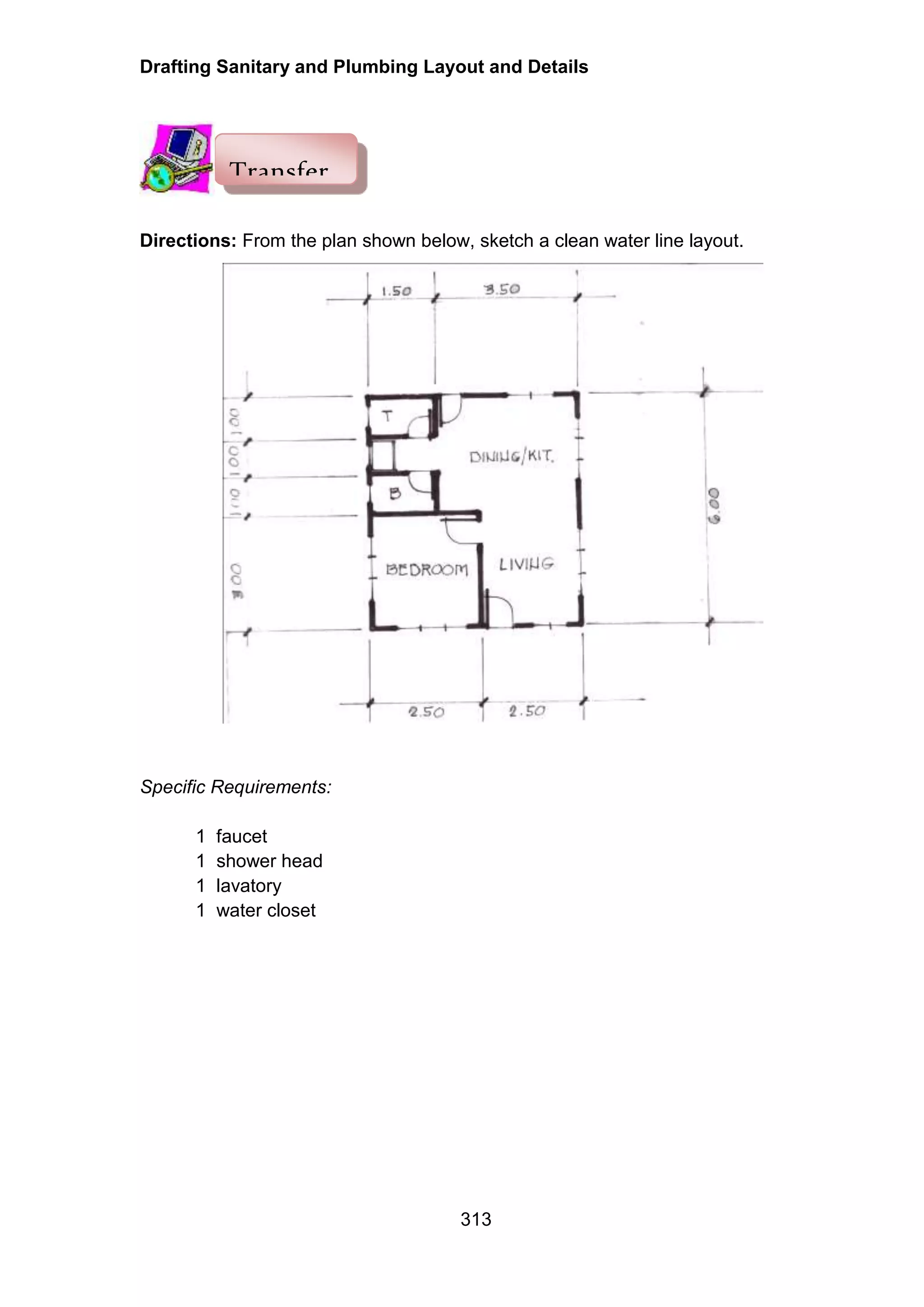 Module 6 module 4 draft sanitary and plumbing layout and details | DOCX