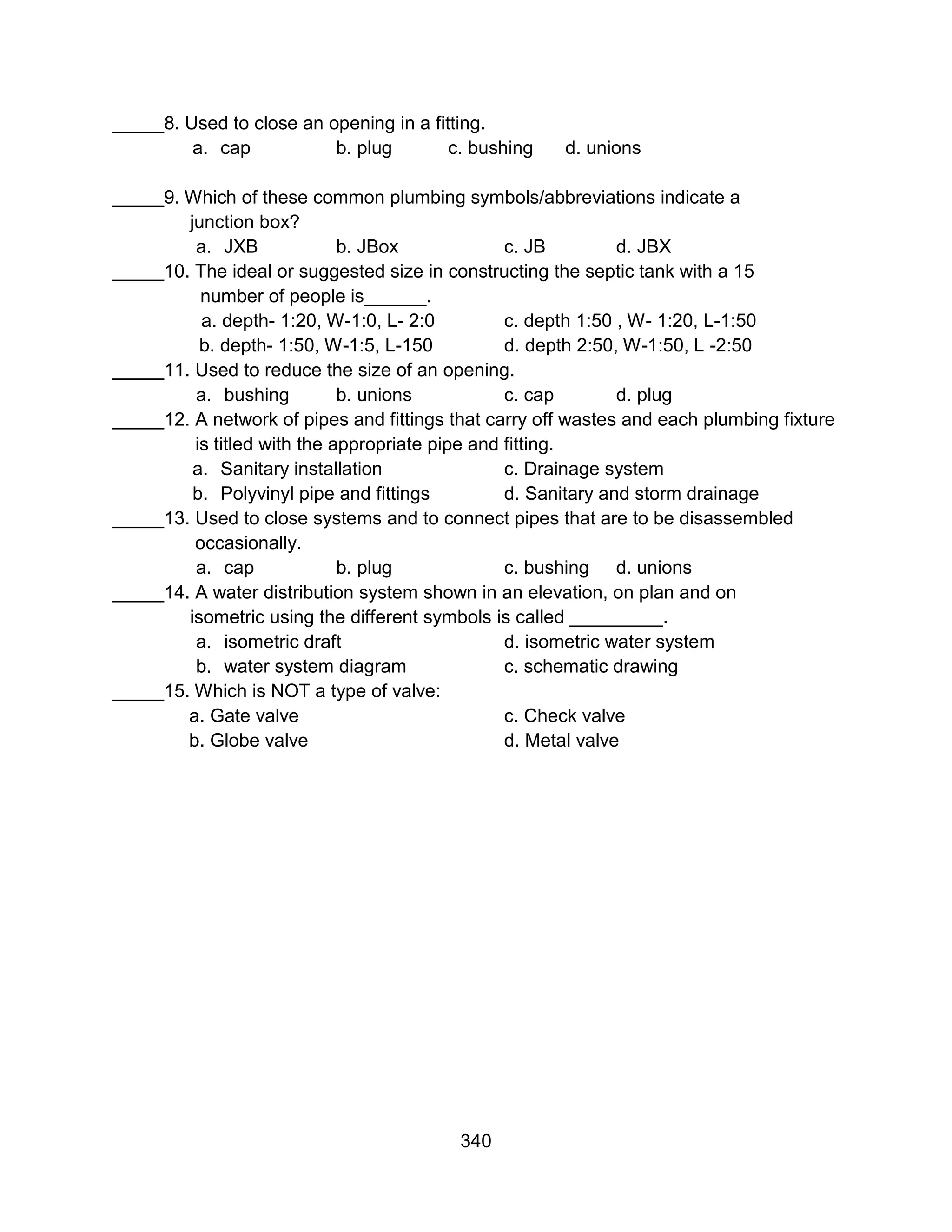 Module 6 module 4 draft sanitary and plumbing layout and details | DOCX
