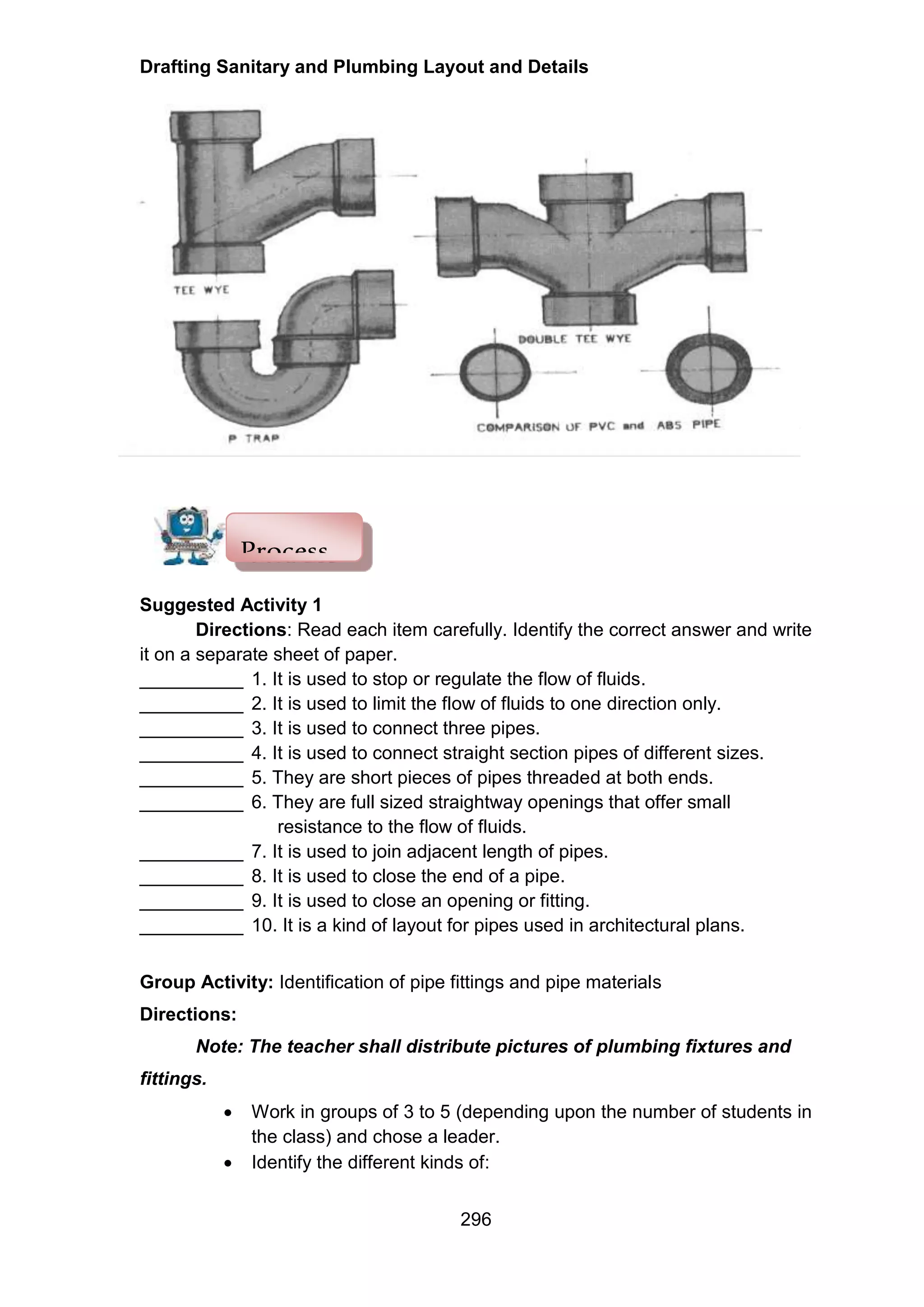 Module 6 module 4 draft sanitary and plumbing layout and details | DOCX