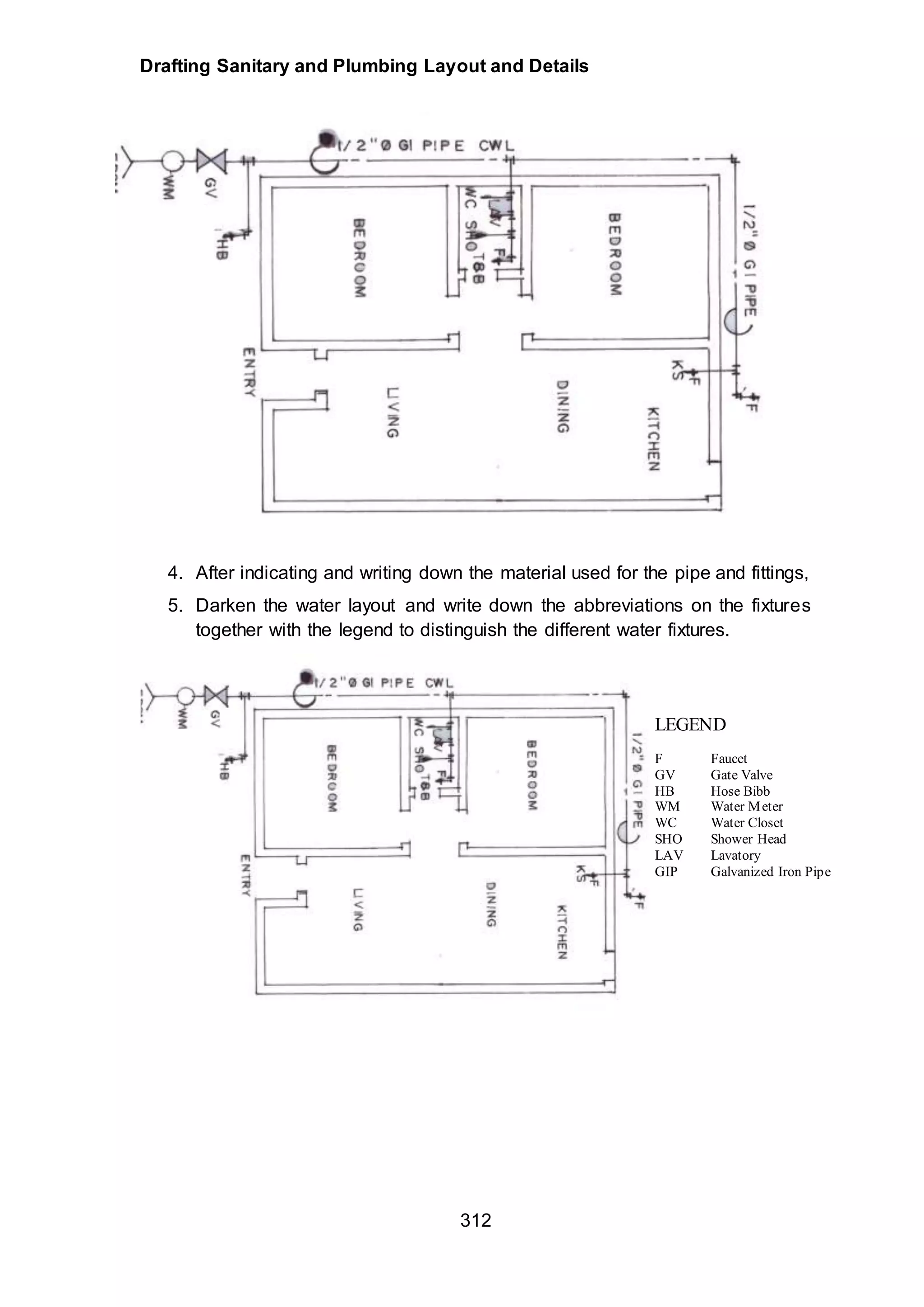 Module 6 module 4 draft sanitary and plumbing layout and details | DOCX