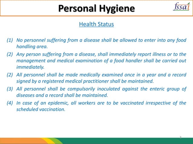 module 6 - personal hygiene.ppt | Food Allergies | Food & Drink