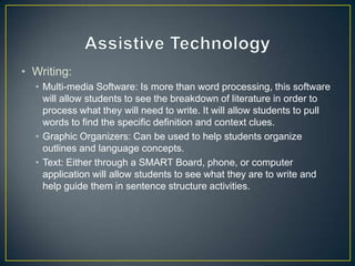 Assistive Technology WebQuest | PPT