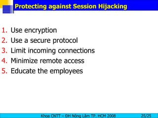 Module 6 Session Hijacking | PPT