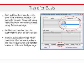 Module 6 - Subflowsheet | PDF