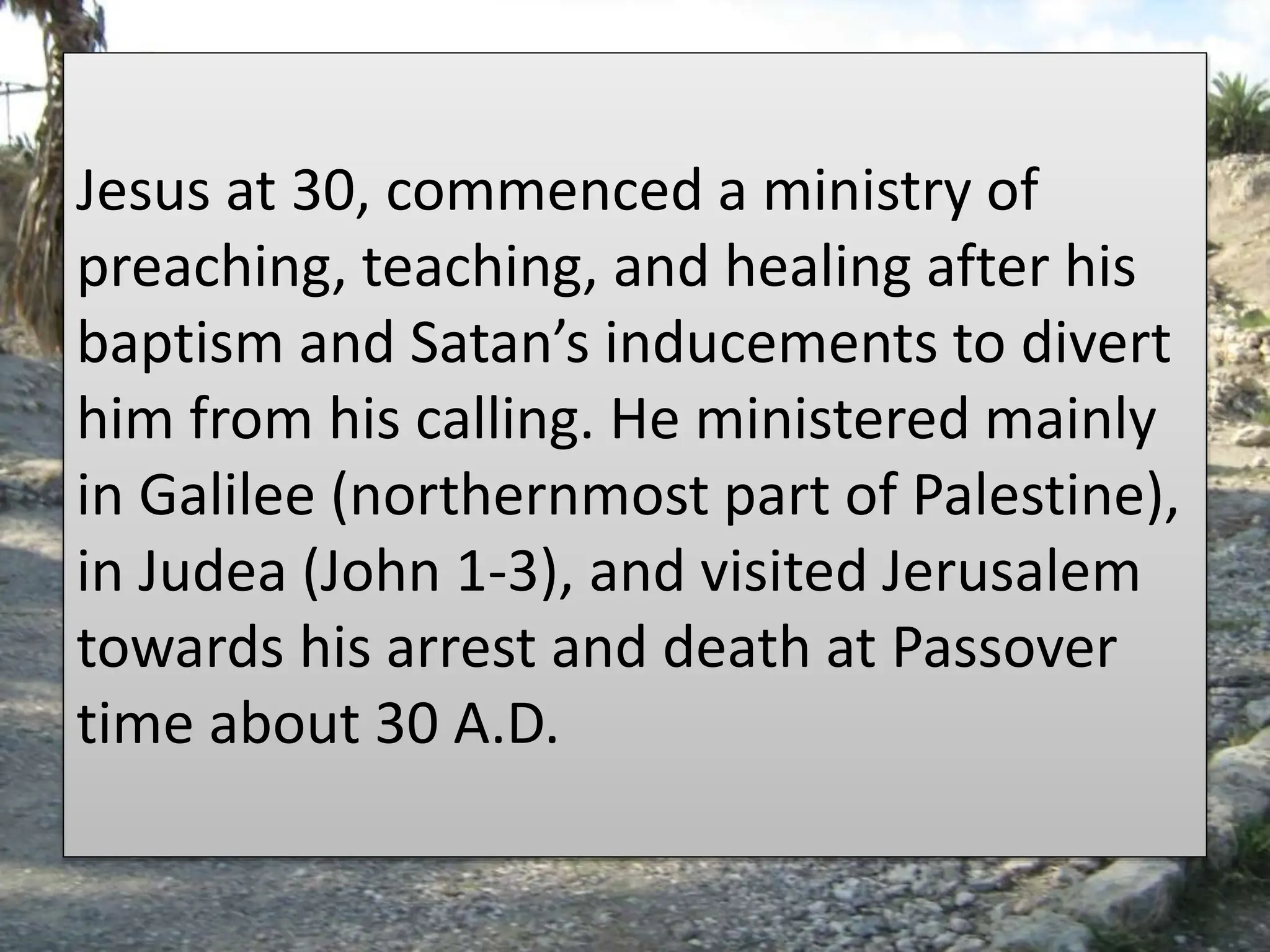 Module 6 - The Ministries of Jesus.pptx