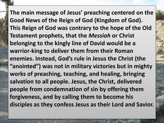 Module 6 - The Ministries of Jesus.pptx