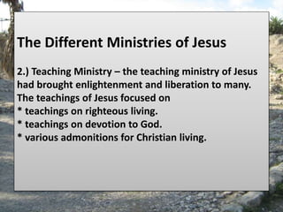 Module 6 - The Ministries of Jesus.pptx