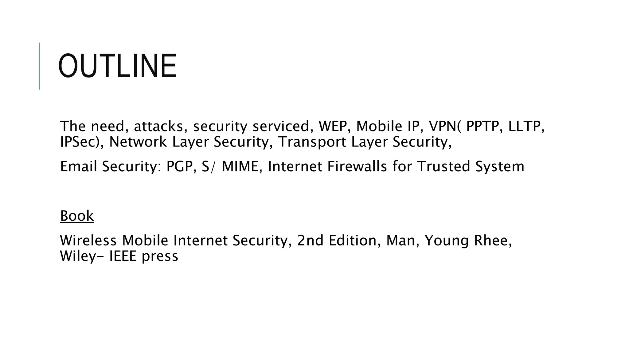 Module 6 Wireless Network security | PPTX | Information and Network Security | Computing