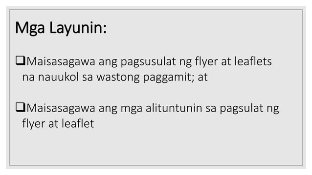 Module 6 (Ang Flyer at Leaflet).pptx