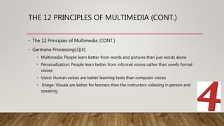 Module 6 Cognitive Theory of Multimedia | PPTX