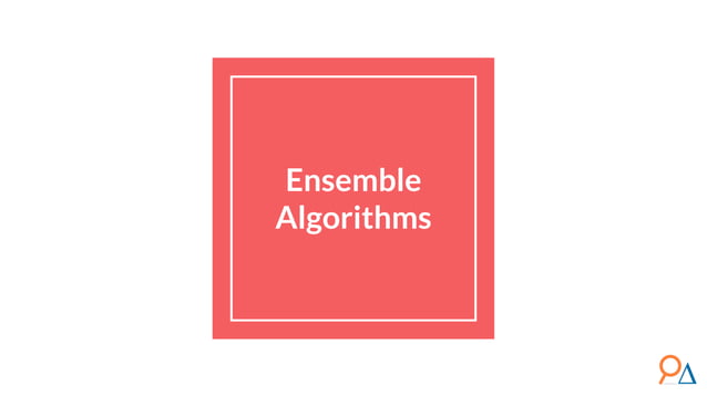 Module 6: Ensemble Algorithms | PPT