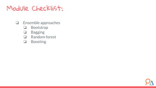 Module 6: Ensemble Algorithms | PPT
