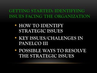 Module 6 Environmental Scanning and Identification of Strategic Issues ...