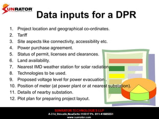 DPR (Detailed Project Report) & EPC (Engineering Procurement ...