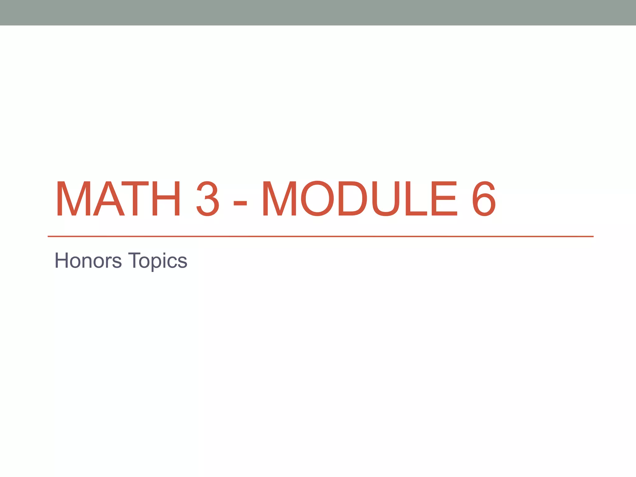 Module 6 Mastery | PDF