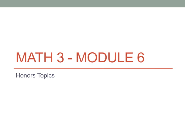 Module 6 Mastery | PPT