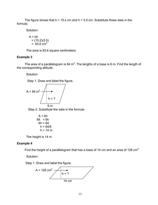 Module 6 geometry of shape and size | PDF | Physics | Science
