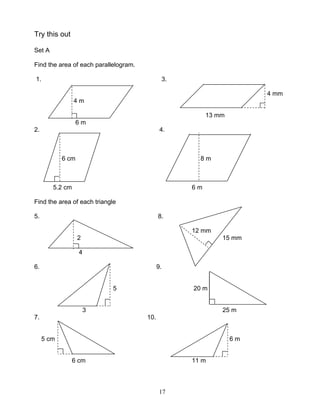 Module 6 geometry of shape and size | PDF | Physics | Science
