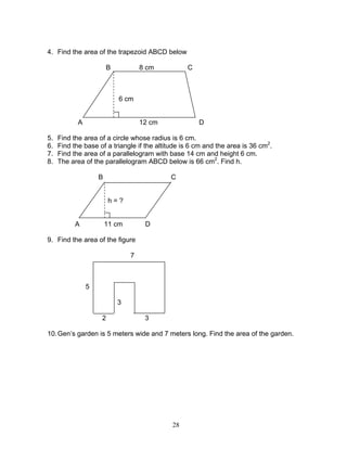 Module 6 geometry of shape and size | PDF | Physics | Science