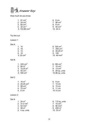 Module 6 geometry of shape and size | PDF | Physics | Science