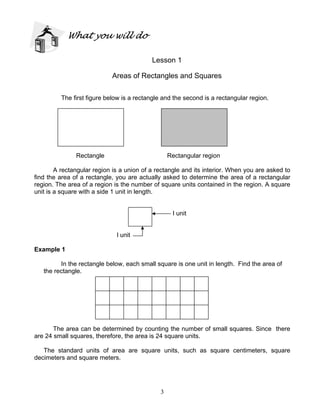 Module 6 geometry of shape and size | PDF | Physics | Science