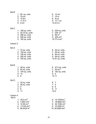 Module 6 geometry of shape and size | PDF | Physics | Science
